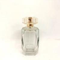 China 75ml Diamond Glass Perfume Bottle Transparent Bayonet Spray Empty Bottle for Perfume Packaging for sale