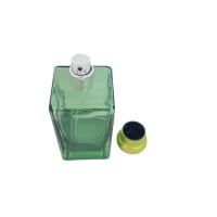 China 100ml Creative Perfume Bottle with Zamac Cap Glass Bottle Bayonet Spray Empty Cosmetics Packaging for sale