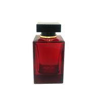China 100ml Square Glass Perfume Bottle with Spray Cap - Food Grade Lead-Free Container for OEM Customization for sale