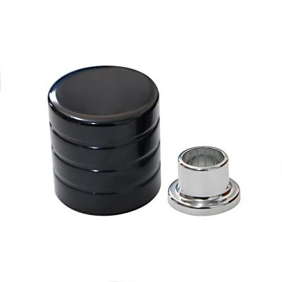 China Custom Zinc Alloy Perfume Caps with Electrochemical Aluminum Magnet Cover - Brass Plating & Alumina Positioning for sale