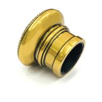 China Custom Aluminum Perfume Bottle Caps - Die Casting with Gold/Silver/Copper Plating - Eco-Friendly & No MOQ for sale