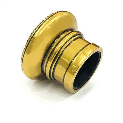 China Custom Aluminum Perfume Bottle Caps - Die Casting with Gold/Silver/Copper Plating - Eco-Friendly & No MOQ for sale