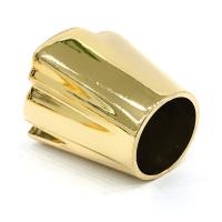 China Custom Flower Type Light Gold Zamak Aluminum Perfume Bottle Caps - Die Casting with 5-7 Day Sample Delivery and No MOQ for sale
