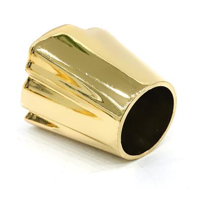 China Custom Flower Type Light Gold Zamak Aluminum Perfume Bottle Caps - Die Casting with 5-7 Day Sample Delivery and No MOQ for sale