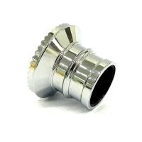 China Custom Silver Zamak Aluminum Perfume Bottle Caps - Die Casting with Gold/Silver Plating Options in Custom Sizes for sale