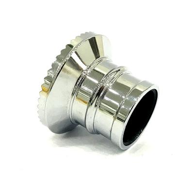 China Custom Silver Zamak Aluminum Perfume Bottle Caps - Die Casting with Gold/Silver Plating Options in Custom Sizes for sale