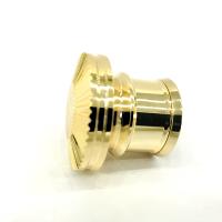 China Custom Gold Aluminum Perfume Bottle Caps - Die Casting Plating with No MOQ and 8 Years Manufacturing Experience for sale