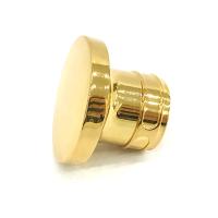 China Custom Aluminum Perfume Bottle Caps - Gold/Silver Plating, Die Casting Process, No MOQ, ISO Certified for sale