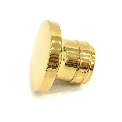 China Custom Aluminum Perfume Bottle Caps - Gold/Silver Plating, Die Casting Process, No MOQ, ISO Certified for sale