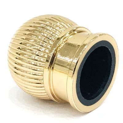 China Custom Zinc Alloy Perfume Bottle Caps - Gold/Silver Plating, Die Casting Process, No MOQ Required for sale