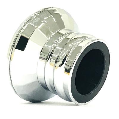 China Custom Zinc Alloy Die Casting Perfume Bottle Caps Silver Plating 23mm for sale