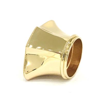 China Custom Zinc Alloy Perfume Bottle Cap Gold Plating Die Casting 20mm for sale