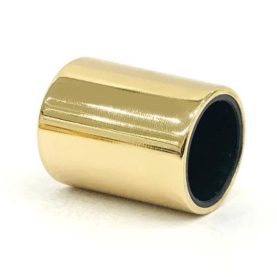 China Custom Zinc Alloy Gold Plating Cylinder Perfume Bottle Caps - Die Casting Manufacturing with ISO Certification for sale