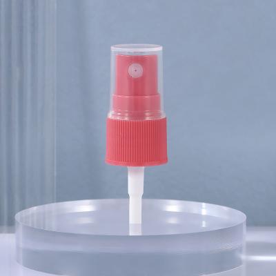 China Red Perfume Spray Head with 20 Teeth Design - Custom Plastic Bottle Pump Nozzle for Portable Disinfection Bottles for sale