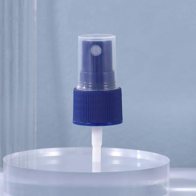 China Blue Perfume Spray Head with 18-Tooth Design - Custom Plastic Nozzle for Bottle Attachment | ISO Certified for sale