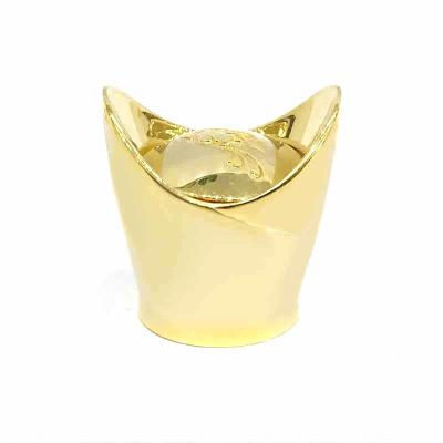 China Custom Gold Zinc Alloy Perfume Bottle Cap Die Casting 20mm 30mm for sale