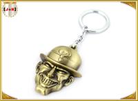 China Custom Brass Plated Zinc Alloy Key Rings with Free Laser Engraving - 200PCS/Box Packaging, 15-Day Production for sale