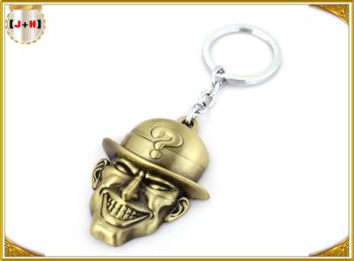 China Custom Brass Plated Zinc Alloy Key Rings with Free Laser Engraving - 200PCS/Box Packaging, 15-Day Production for sale