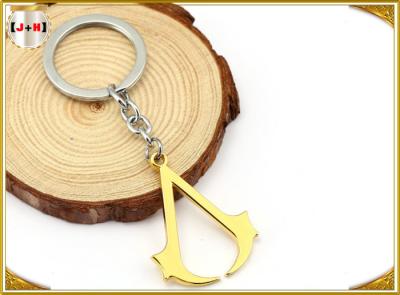 China Zinc Alloy Key Rings with Gold/Silver Plating - 200PCS Bulk Packaging, Custom CNC Engraving Available for sale