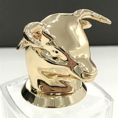 China Customized Zamac Perfume Cap 46x49x45mm for Bottle Packing Blister Carton Box for sale