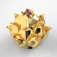 China Customized Elegant Zamak Perfume Cap With Mirror Finish Showcasing Luxury for sale