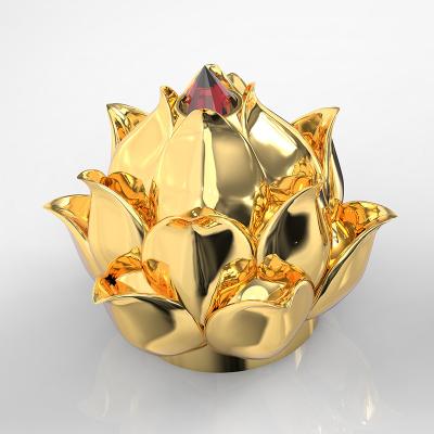 China Customized Elegant Zamak Perfume Cap With Mirror Finish Showcasing Luxury for sale