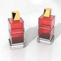 China Custom Rectangle Zamac Perfume Cap for Bottle Cap 10000pcs MOQ for sale