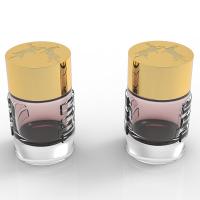 China Customized Zamak Perfume Caps Gold Silver Finish Logo Die Casting 10000pcs MOQ for sale
