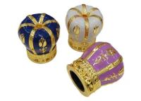 China Custom Zamak Zinc Alloy Perfume Cap Die Casting Luxury Bottle Lid OEM 100000pcs Capacity for sale