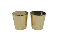 China Zinc Alloy Cylinder Perfume Bottle Caps 20mm Custom Color for Glass Bottles for sale