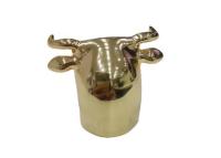 China High Quality Goat Shaped Zamak Perfume Caps Customized Perfume Bottle Lids for sale