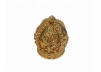 China Custom Zinc Alloy Perfume Bottle Caps Gold Silver Metal Perfume Cap 20mm for sale
