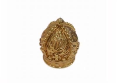 China Custom Zinc Alloy Perfume Bottle Caps Gold Silver Metal Perfume Cap 20mm for sale