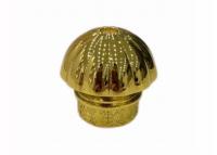 China Customized Dome Shaped Metal Perfume Cap Zinc Perfume Glass Bottle Lids for sale