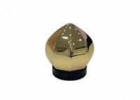 China Gold Irregular Shaped Perfume Bottle Caps Customized Perfume Bottle Tops for sale
