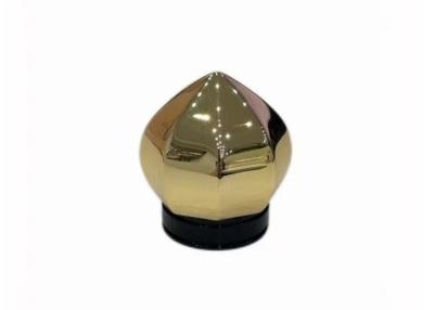 China Gold Irregular Shaped Perfume Bottle Caps Customized Perfume Bottle Tops for sale