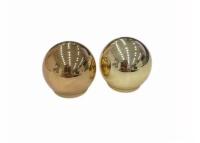China Custom Zinc Alloy Perfume Bottle Caps Round Shape 20mm Diameter Gold Color for sale