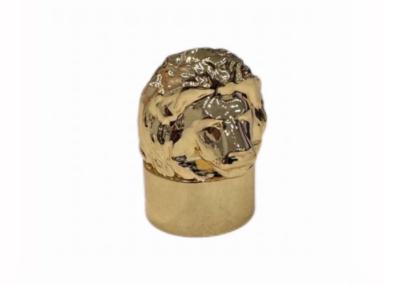China Zinc Alloy Lion Shape Perfume Bottle Cover Custom Size Zamak Perfume Lid for sale
