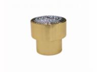 China Custom Zamak Perfume Caps T Shape Shiny Finish for Glass Bottle Closures 20mm for sale