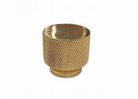 China Gold Zamak Perfume Caps 20mm Screw Top Perfume Bottle Cover Eco-Friendly Custom for sale