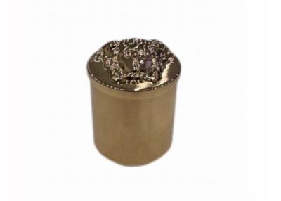 China Non-Refillable Zamak Perfume Caps In Various Colors For Durable Packaging for sale