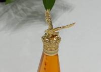 China Zinc Alloy Eagle Shaped Perfume Bottle Cap Custom Size Gold Silver Rose Gold for sale