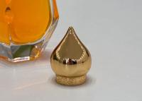 China Elegant Zinc-Alloy Perfume Bottle Caps Simple Design Perfume Cover for sale