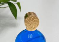 China Zamak Irregular Shaped Metal Perfume Cap Zinc Alloy Glass Bottle Tops Custom Size for sale