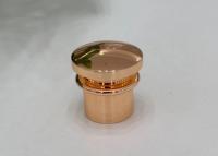 China T-Shaped Zamak Metal Perfume Cap Custom Color Gold Silver Rose Gold 18mm for sale
