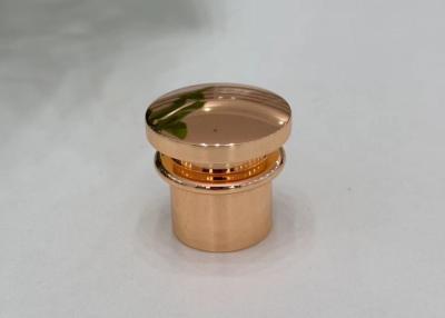 China T-Shaped Zamak Metal Perfume Cap Custom Color Gold Silver Rose Gold 18mm for sale