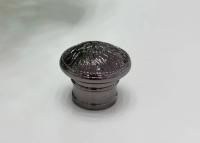 China Customized Premium Zinc-Alloy Lids Perfume Bottle Caps For Safety Packaging for sale