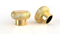 China Custom Gold / Silver Zamak Perfume Caps Crafted With Precision Die Casting Technology for sale