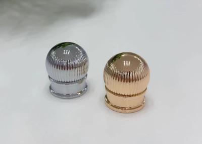 China Zinc Alloy Gold Perfume Bottle Caps 20mm for Luxury Perfume and Skincare Packaging for sale