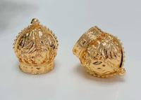 China Gold Crown Zinc Alloy Perfume Caps for 20mm Bottle Neck Custom Logo for sale